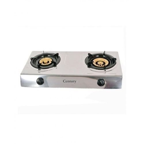 Buy Online - Century Stainless Steel 2 Burner Table Top Gas Cooker ...
