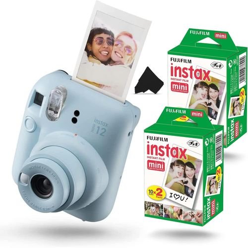 Buy Online - Fujifilm Instax Mini 12 Bundle Pastel Blue - Allneeds
