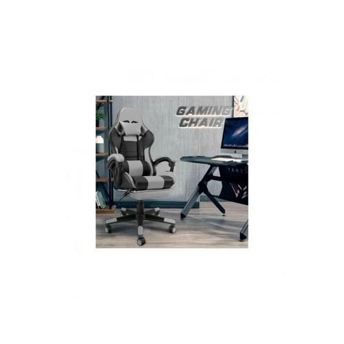 Buy Online - Gray Executive Office Gaming Chair + Gaming Desk - Allneeds
